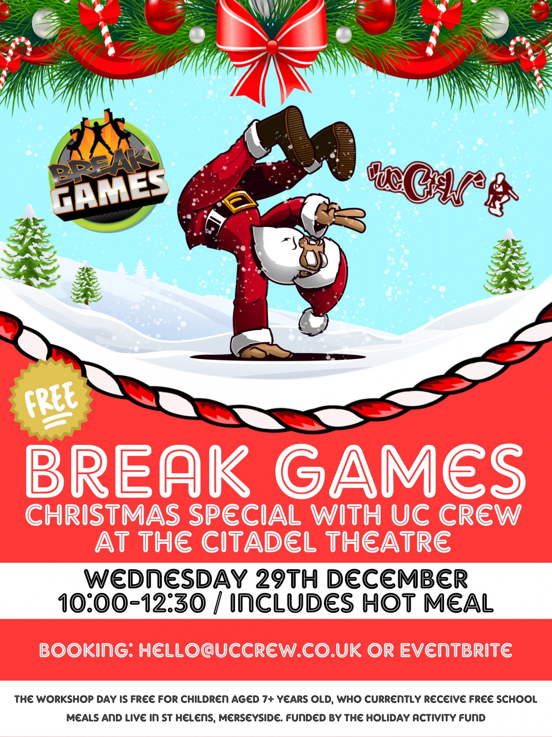 St Helens Winter Half Term Activities | UC Crew